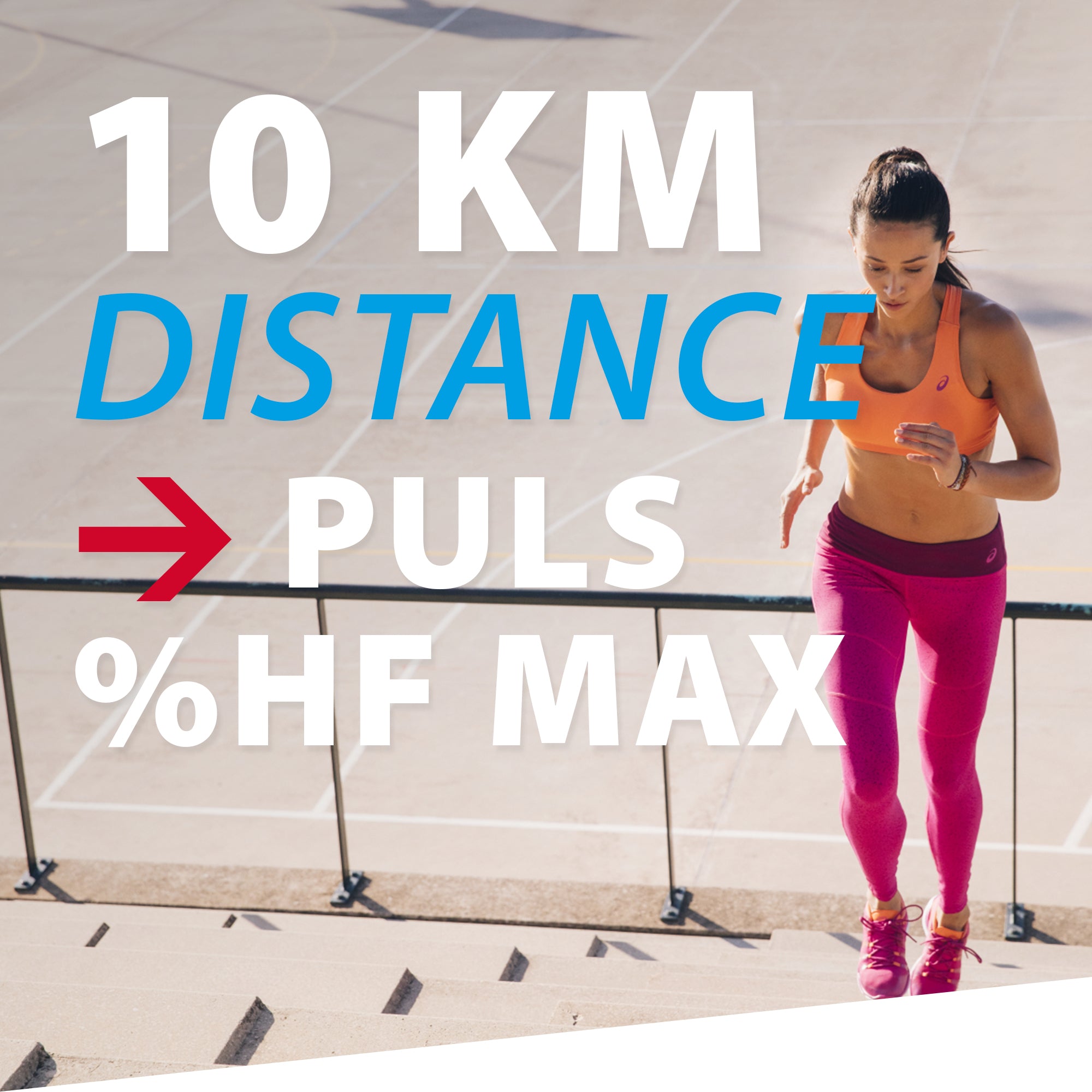 10 km | Distance | Puls (%Hf max) – Dr. Matthias Marquardt